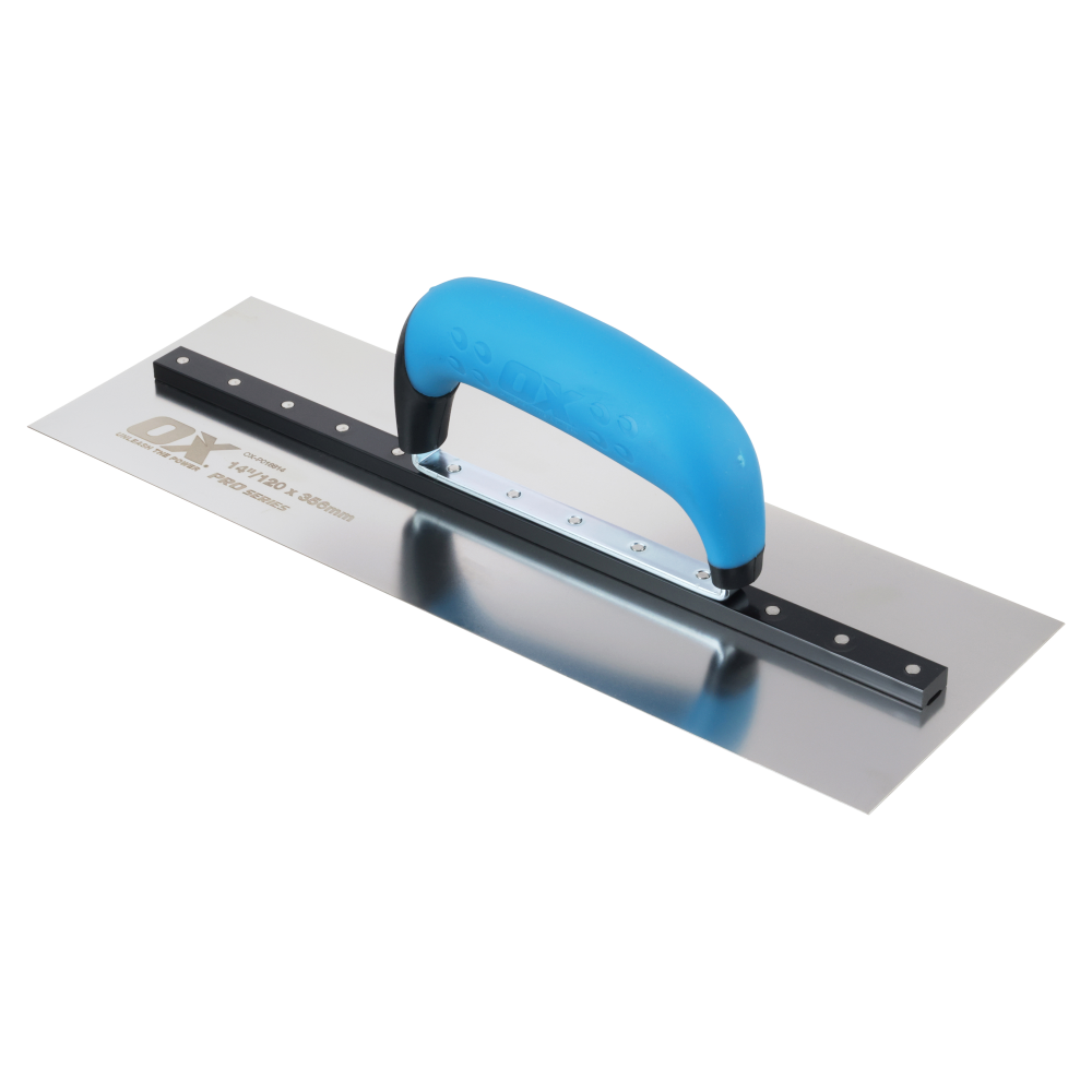 OX Pro Cement Finishing Trowel – 120 x 350mm / 14in – BILPRO Ltd