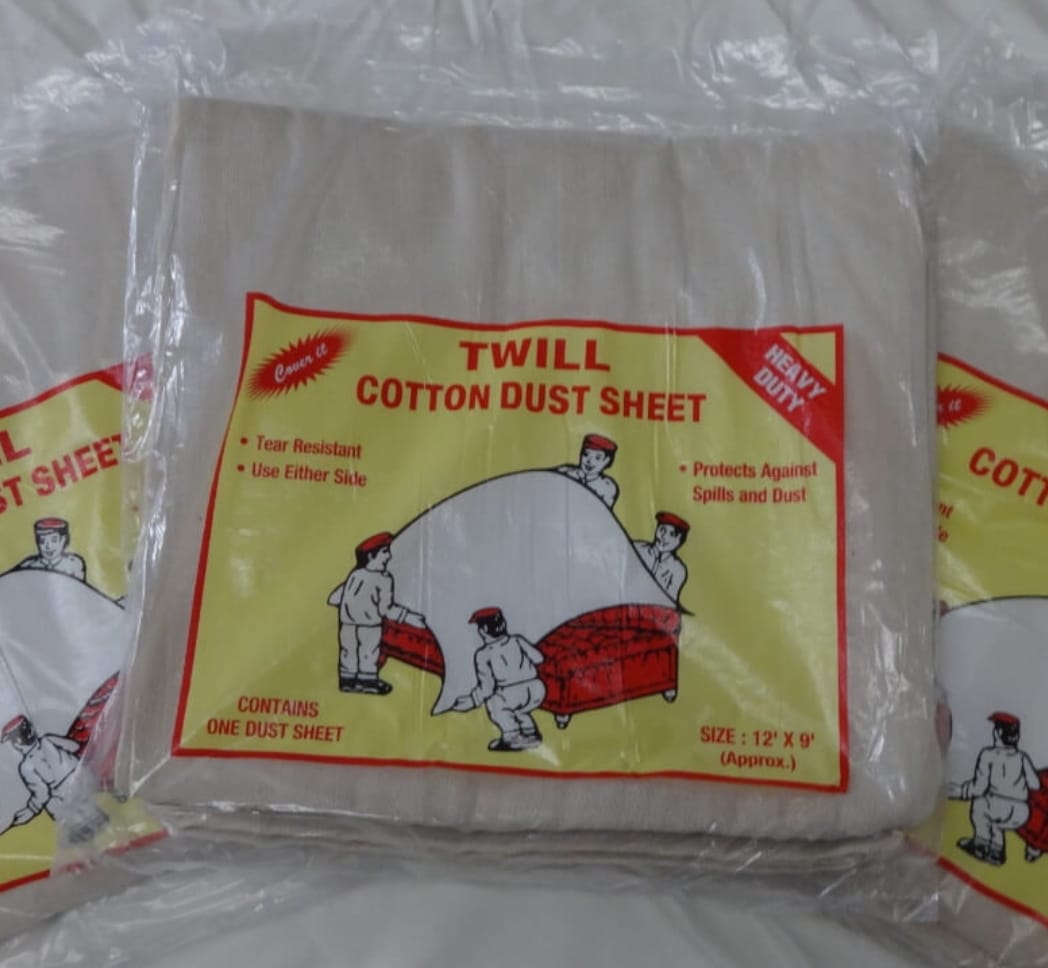 12 X 9 COTTON TWILL DUSTSHEET – BILPRO Ltd